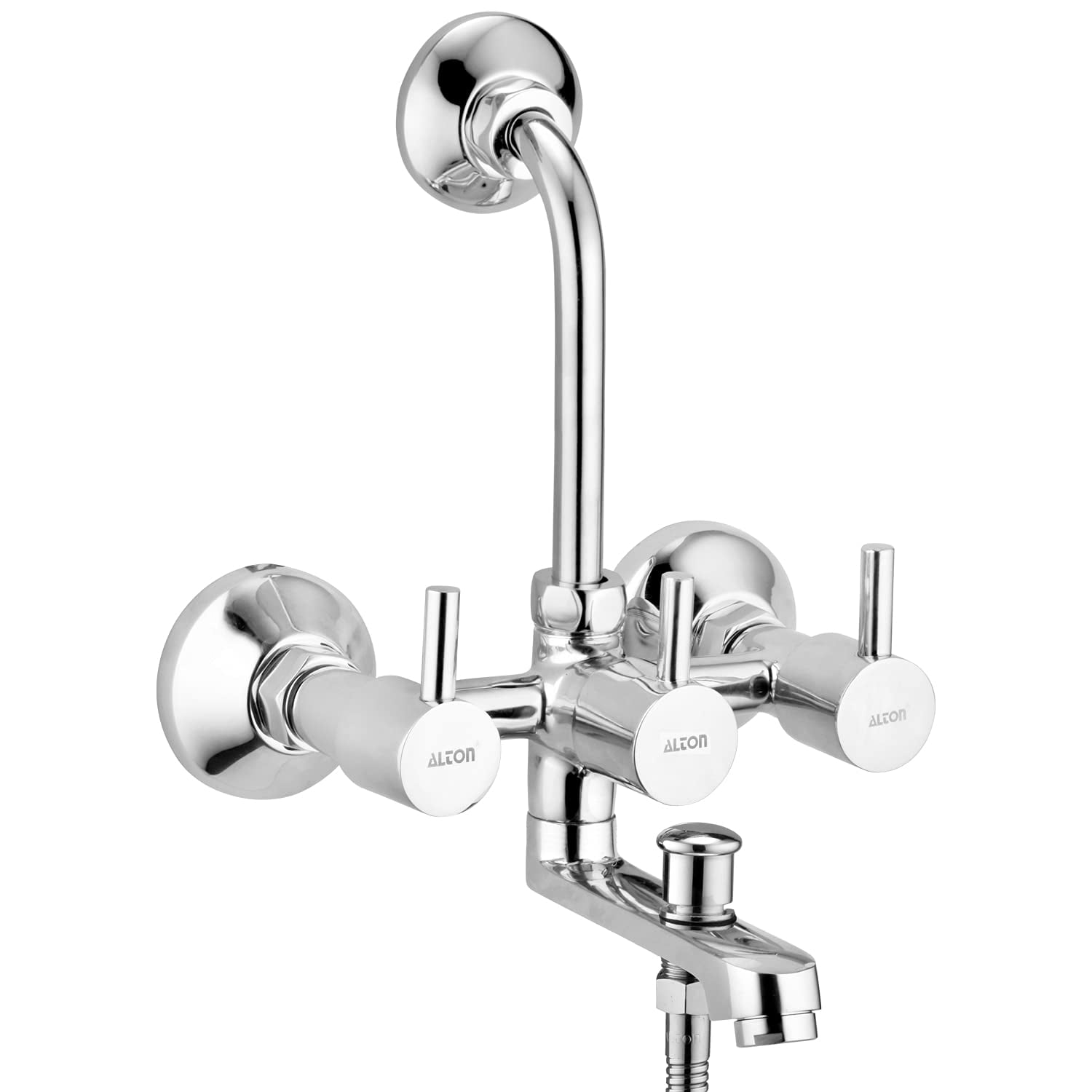 ALTON GRCL3915 Brass 3IN1 Wall Mixer With Provision For Over Head ...