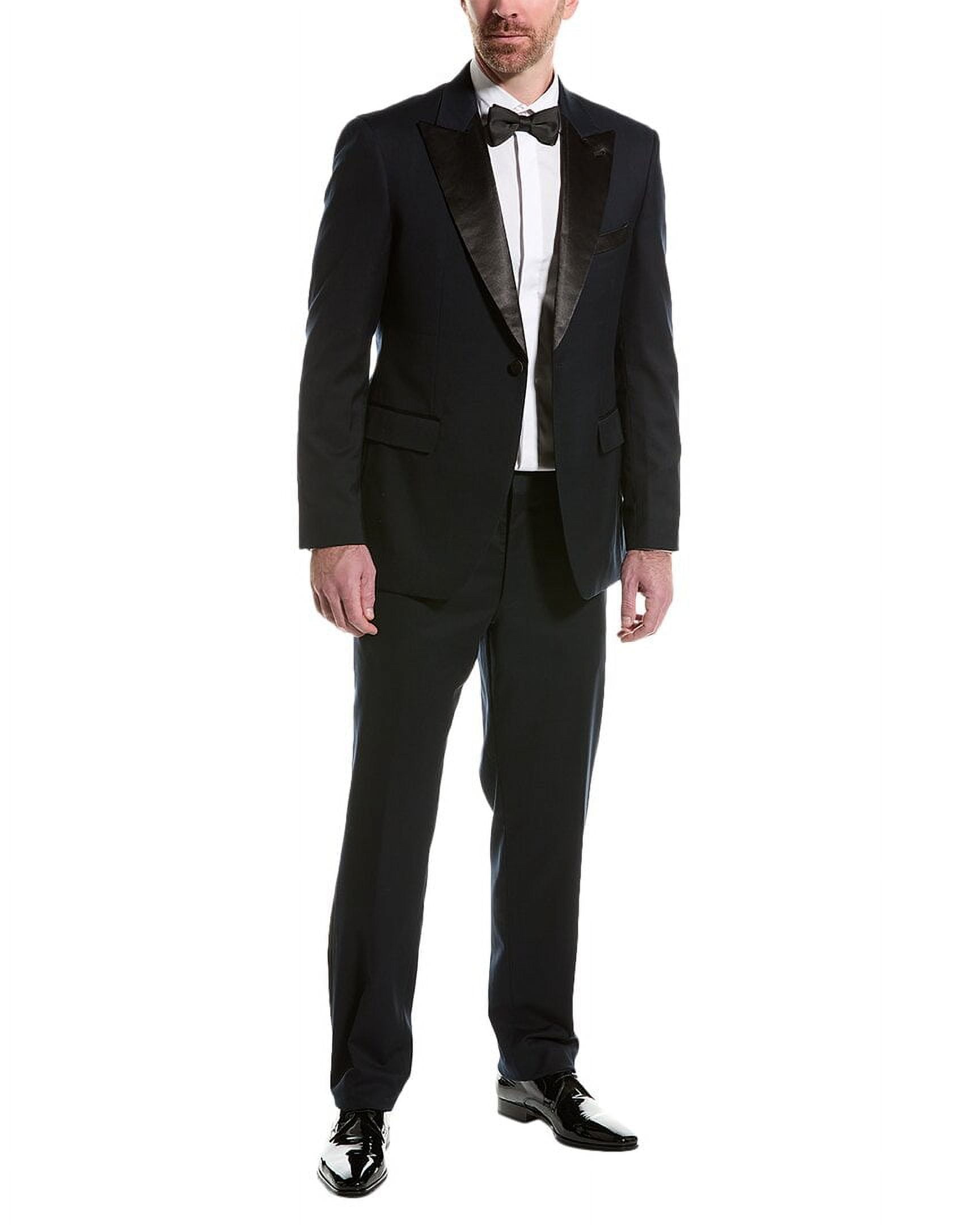 ALTON LANE mens Sullivan Peaked Tailored Fit Suit with Flat Front Pant ...