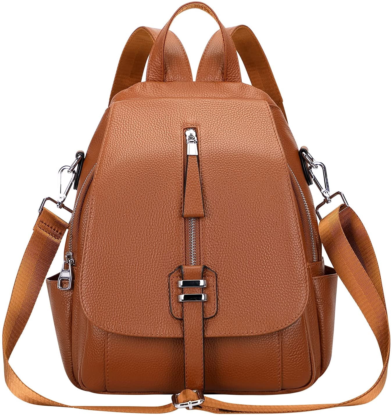 ALTOSY Fashion Leather Backpack Purse for Women Shoulder Bag with Flap ...