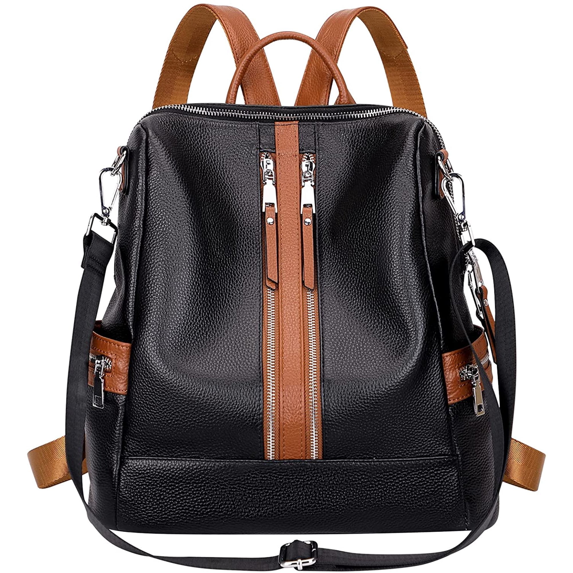 ALTOSY Fashion Leather Backpack for Women Purse Functional Crossbody ...