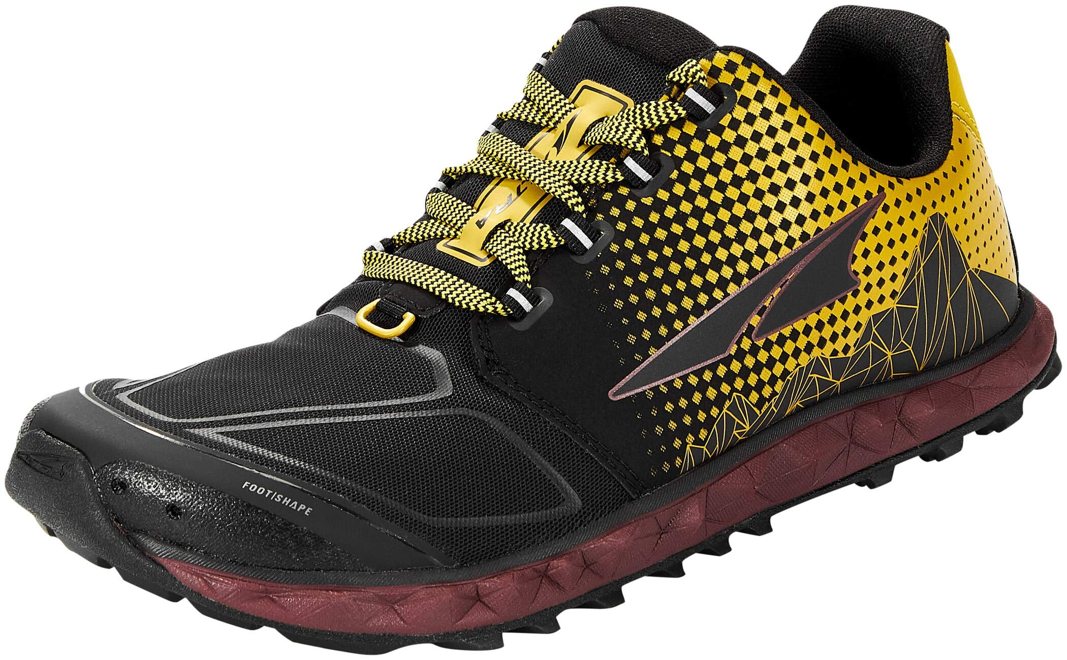 ALTRA Men's AL0A4VQB Superior 4.5 Trail Running Shoe, Yellow/Port - 13 ...