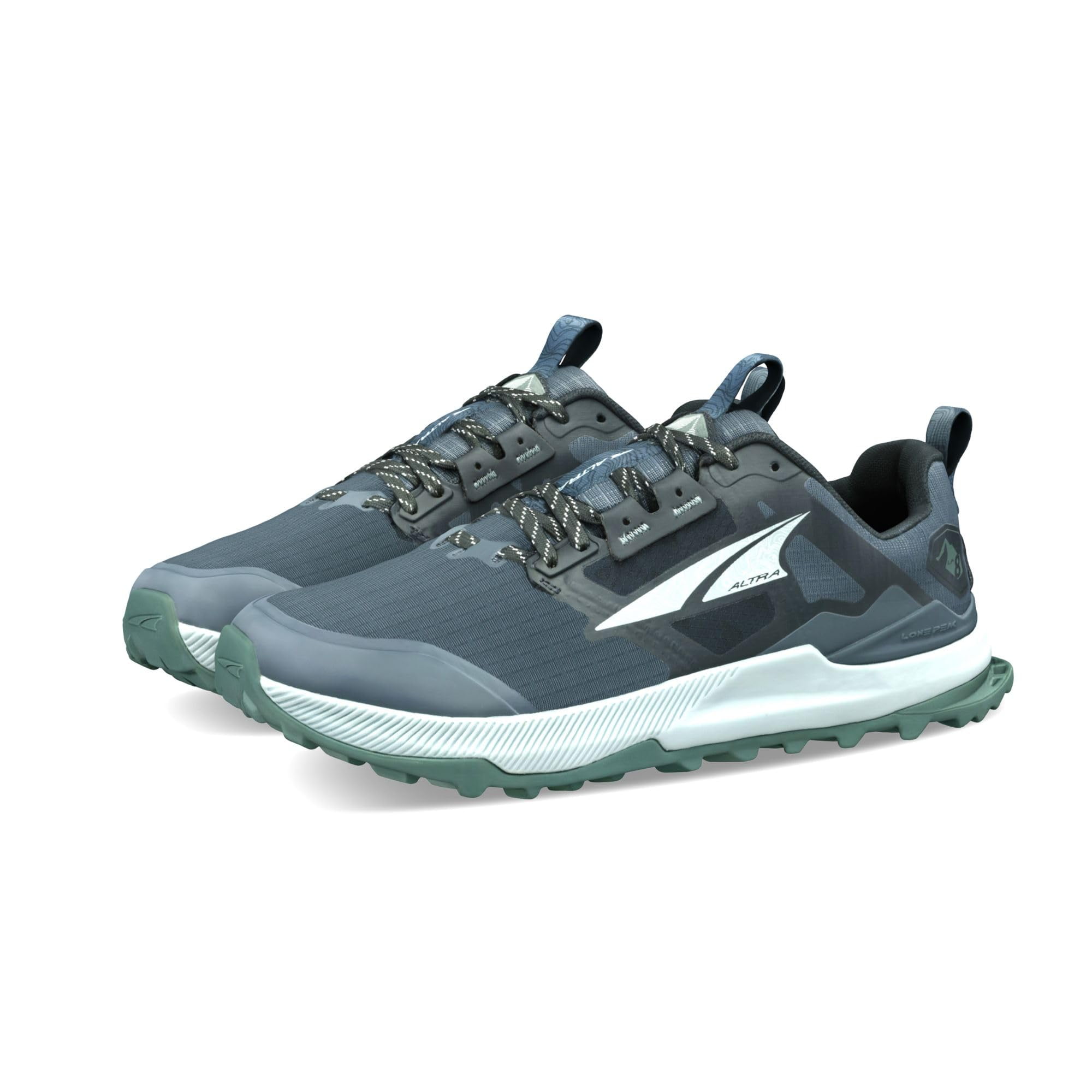 ALTRA Women's Lone Peak 8 Running Shoe, Black/Grey US Size 10 M ...