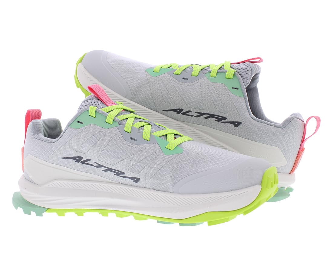 ALTRA Women's Lone Peak 9 Trail Running Shoe, Gray/Lime, Size 11 US ...