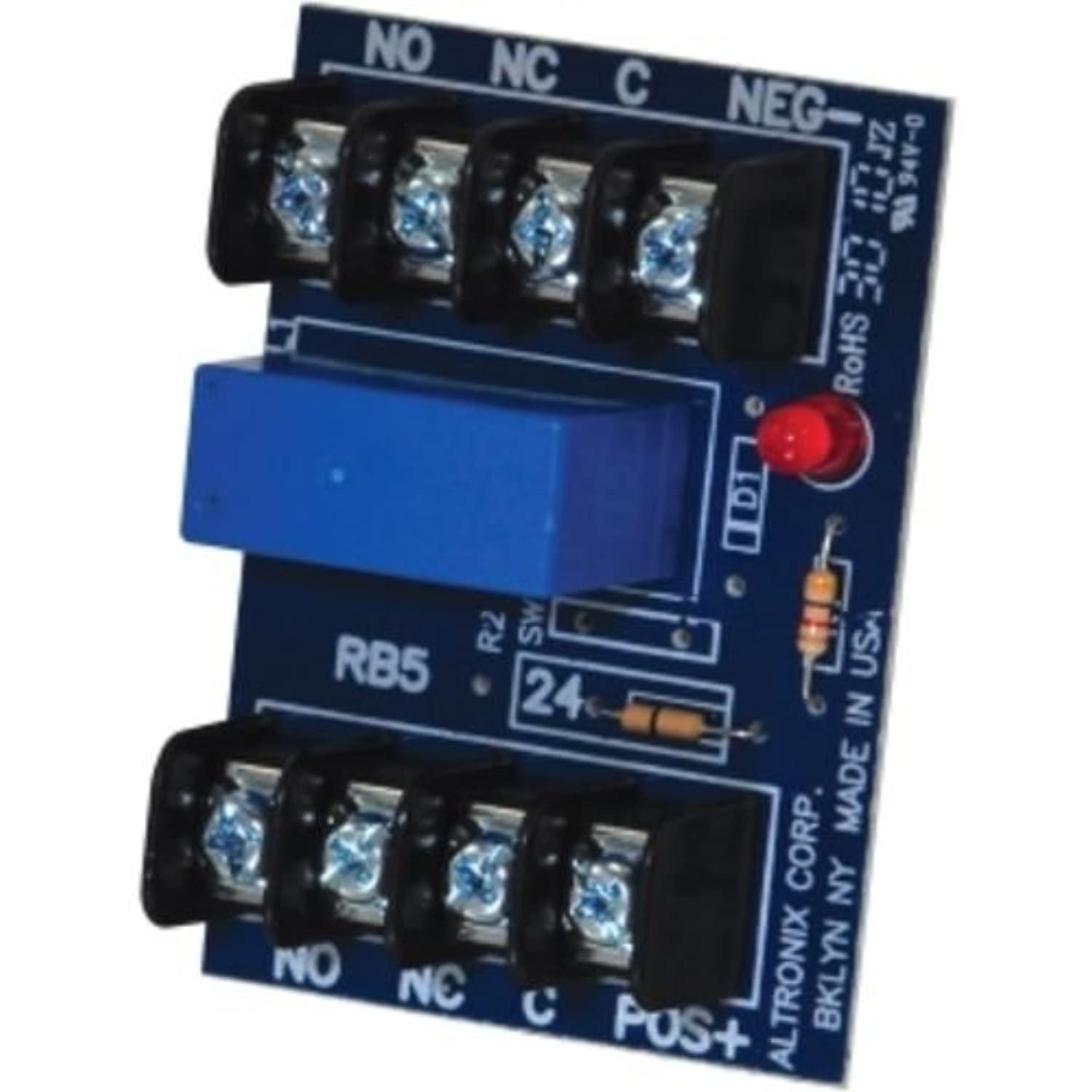 ALTRONIX RB524 RELAY MODULE,24VDC OPERATION, DPDT CONTACTS RATED @ 5AMP ...
