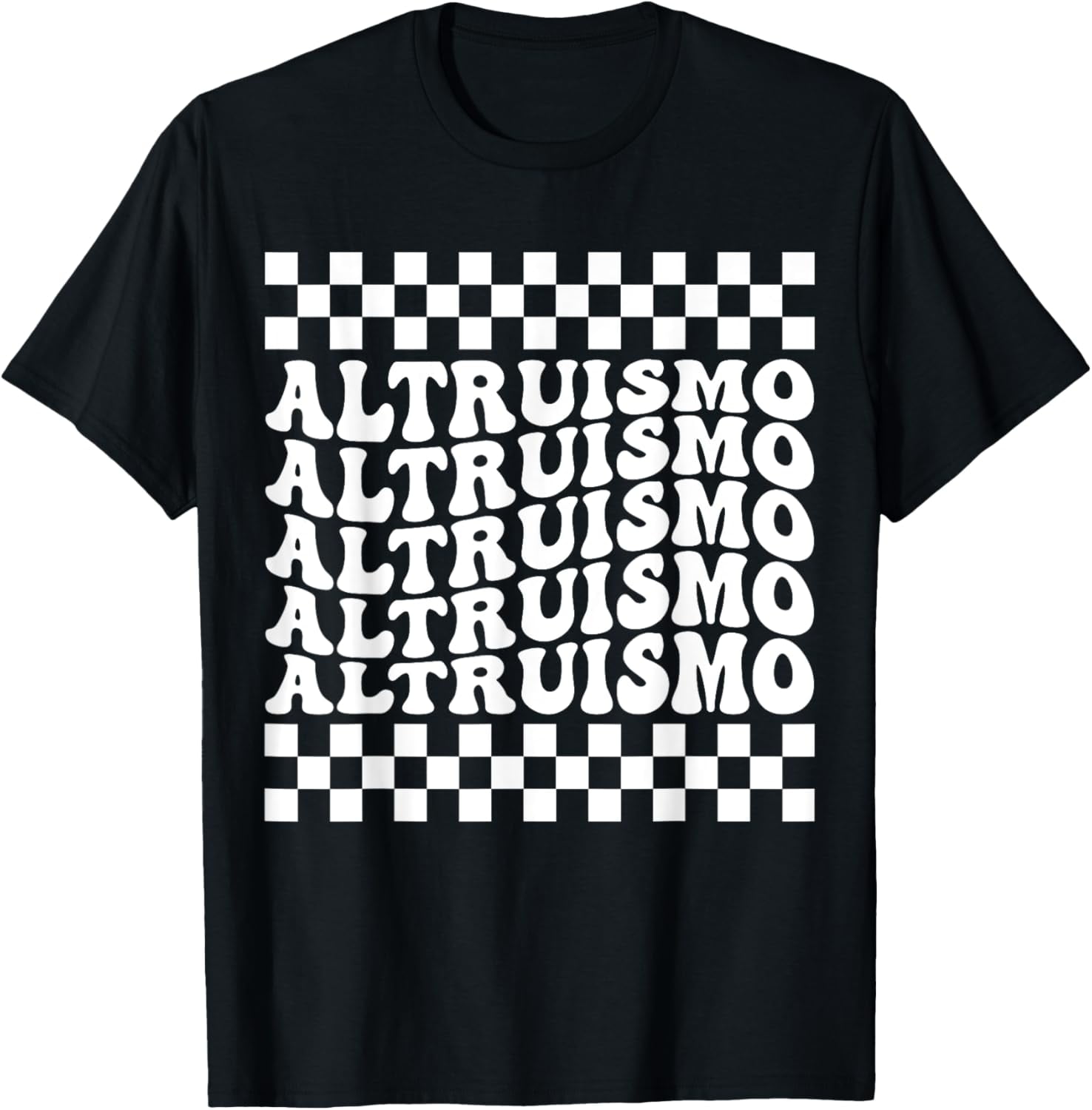 ALTRUISMO House Of Givers Retro Groovy Social ALTRUISM T-Shirt ...