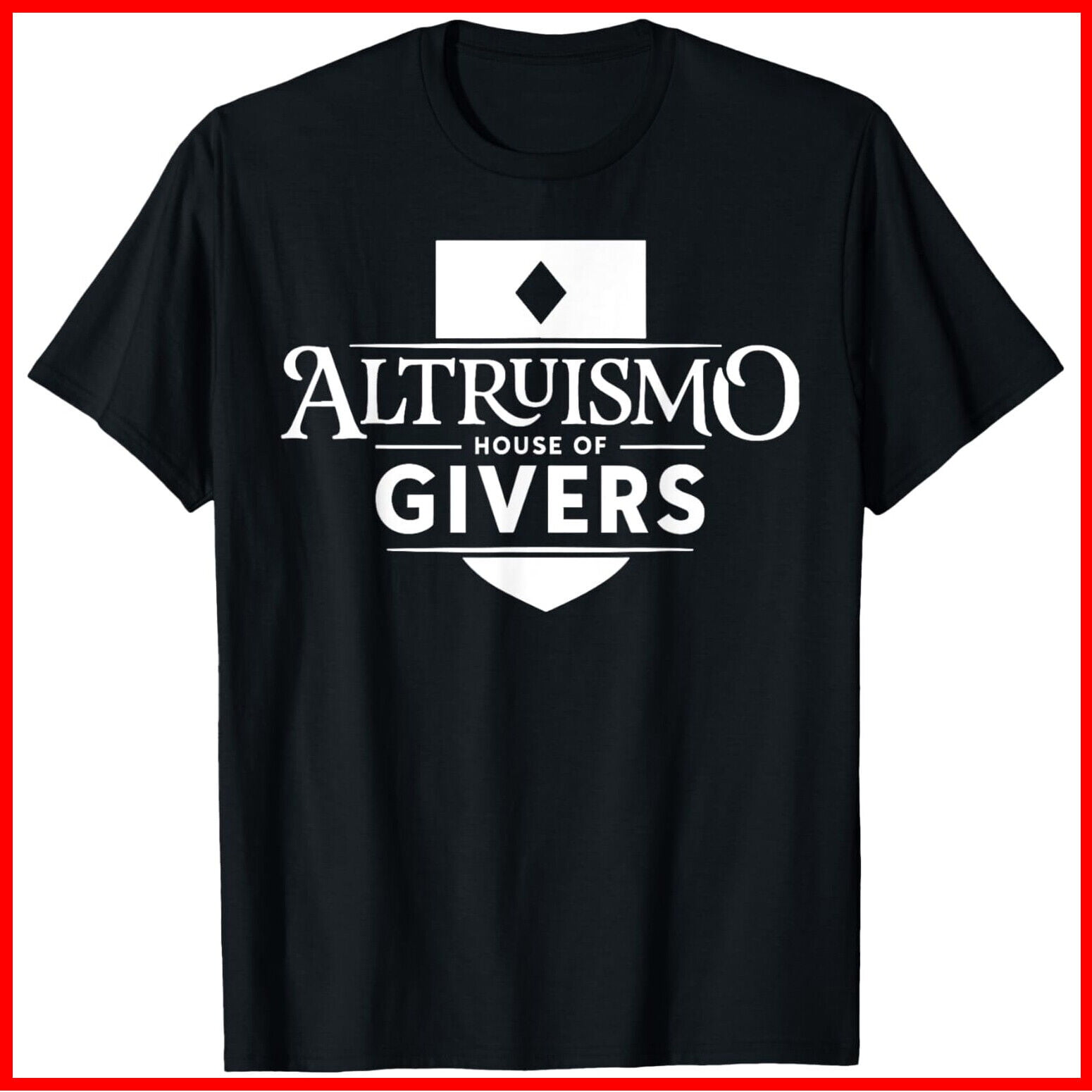 ALTRUISMO House of Givers School Spirit Givers RCA Educators Black T-Shirt S-5XL - Walmart.com