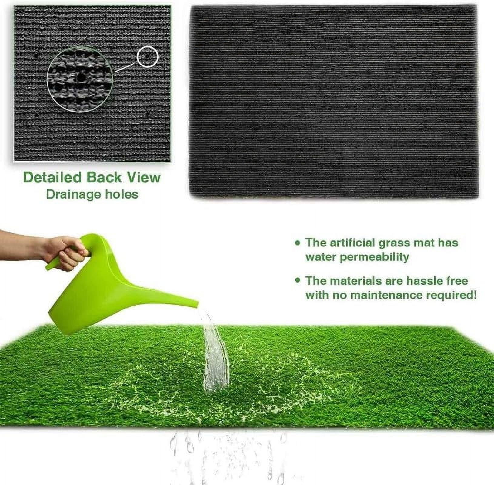 ALTRUISTIC Artificial Grass 1FTX33FT(33 Square Feet), Realistic Fake Grass Deluxe Turf Synthetic ...