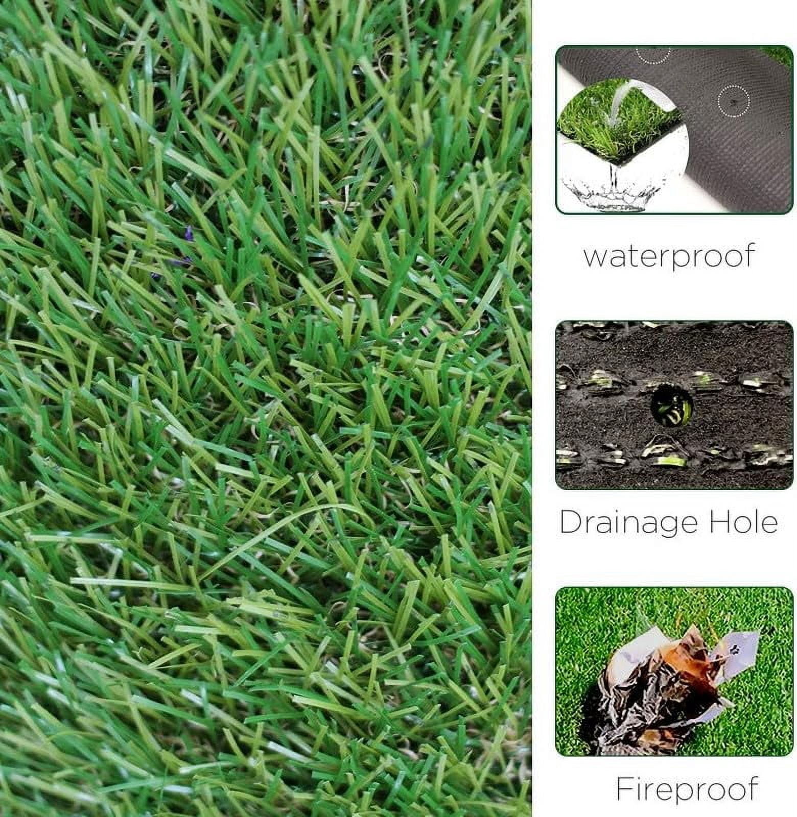 ALTRUISTIC Artificial Grass 3FTX15FT(45 Square Feet), Realistic Fake ...