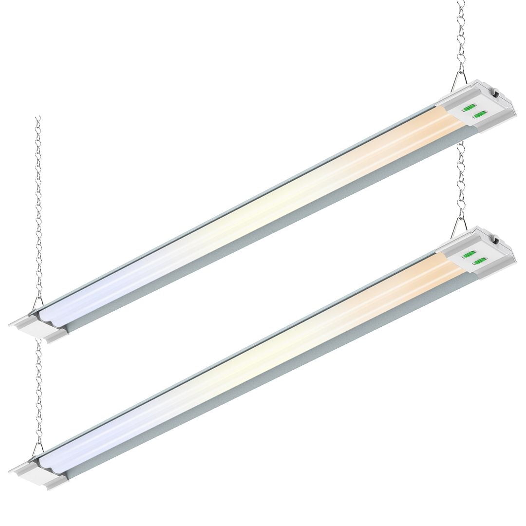 ALUSSO 4FT LED Shop Lights for Workshop, 3CCT Shop Lights 3000K/4000K ...