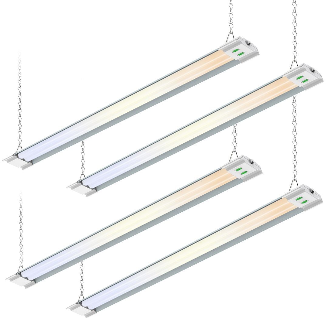 ALUSSO 4FT LED Shop Lights for Workshop, 3CCT Shop Lights 3000K/4000K ...