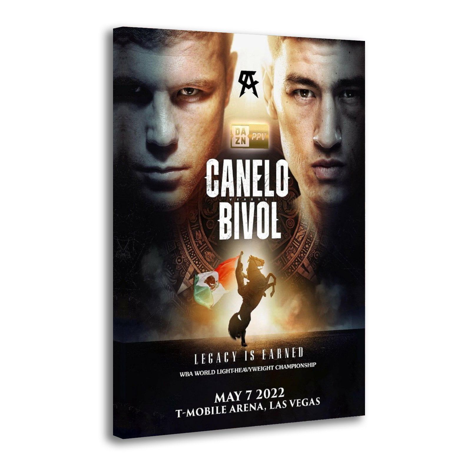 ALVAREZ Vs. DIMITRY BIVOL Fight Boxing Saul Gifts Canvas Painting ...