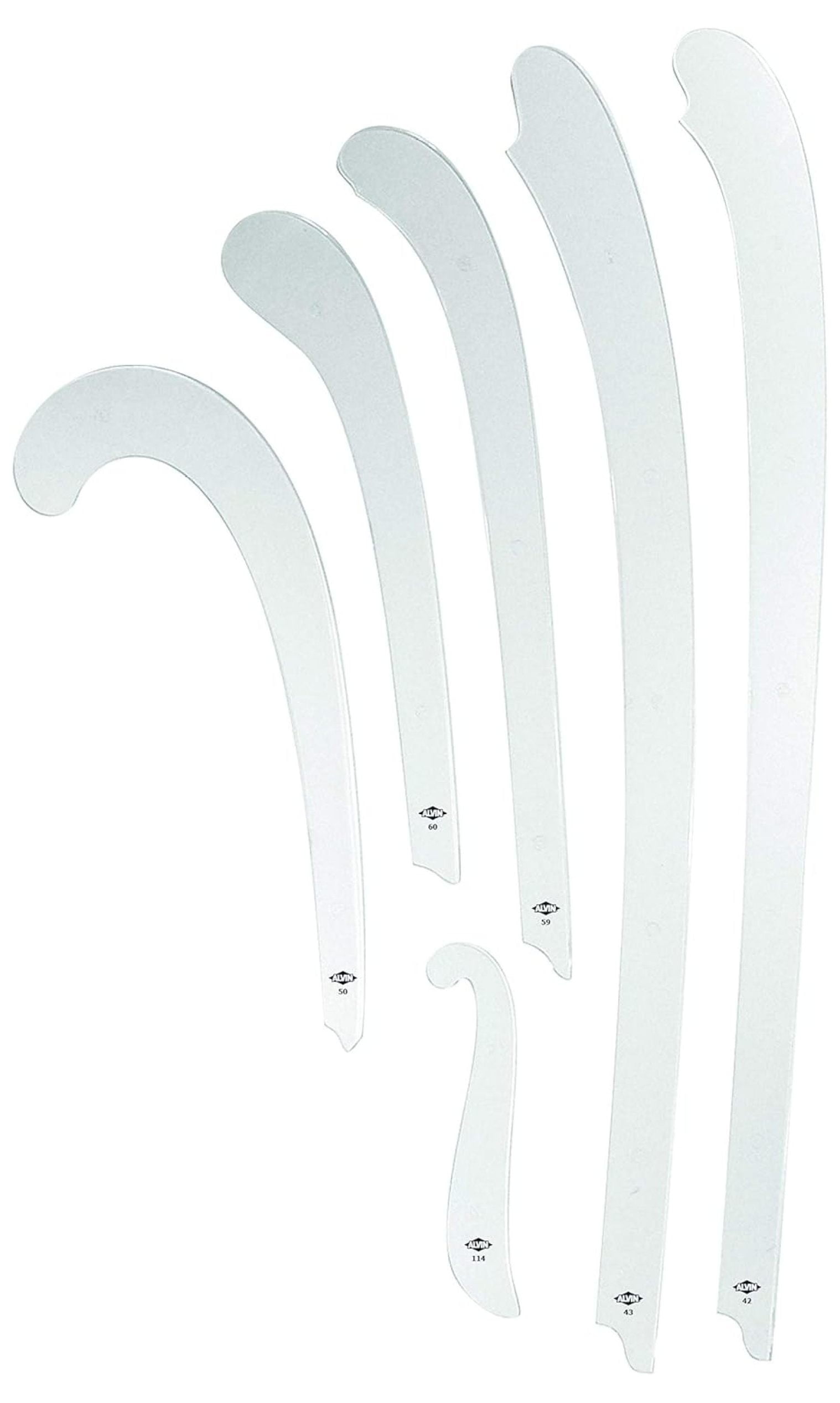 ALVIN SC66A Ship Curve Set - 6-Piece Fabricated Design for Accurate ...