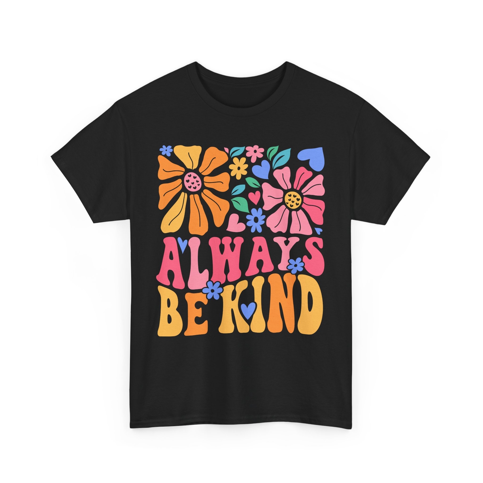 ALWAYS BE KIND T-Shirt - Cute Floral Tee for Soft & Feminine Looks ...