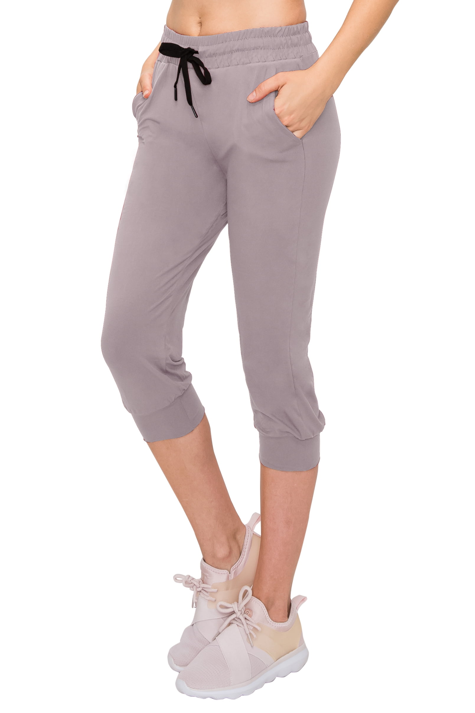 ALWAYS Capri Jogger Pants for Women - Ladies Premium Soft Casual Slim ...