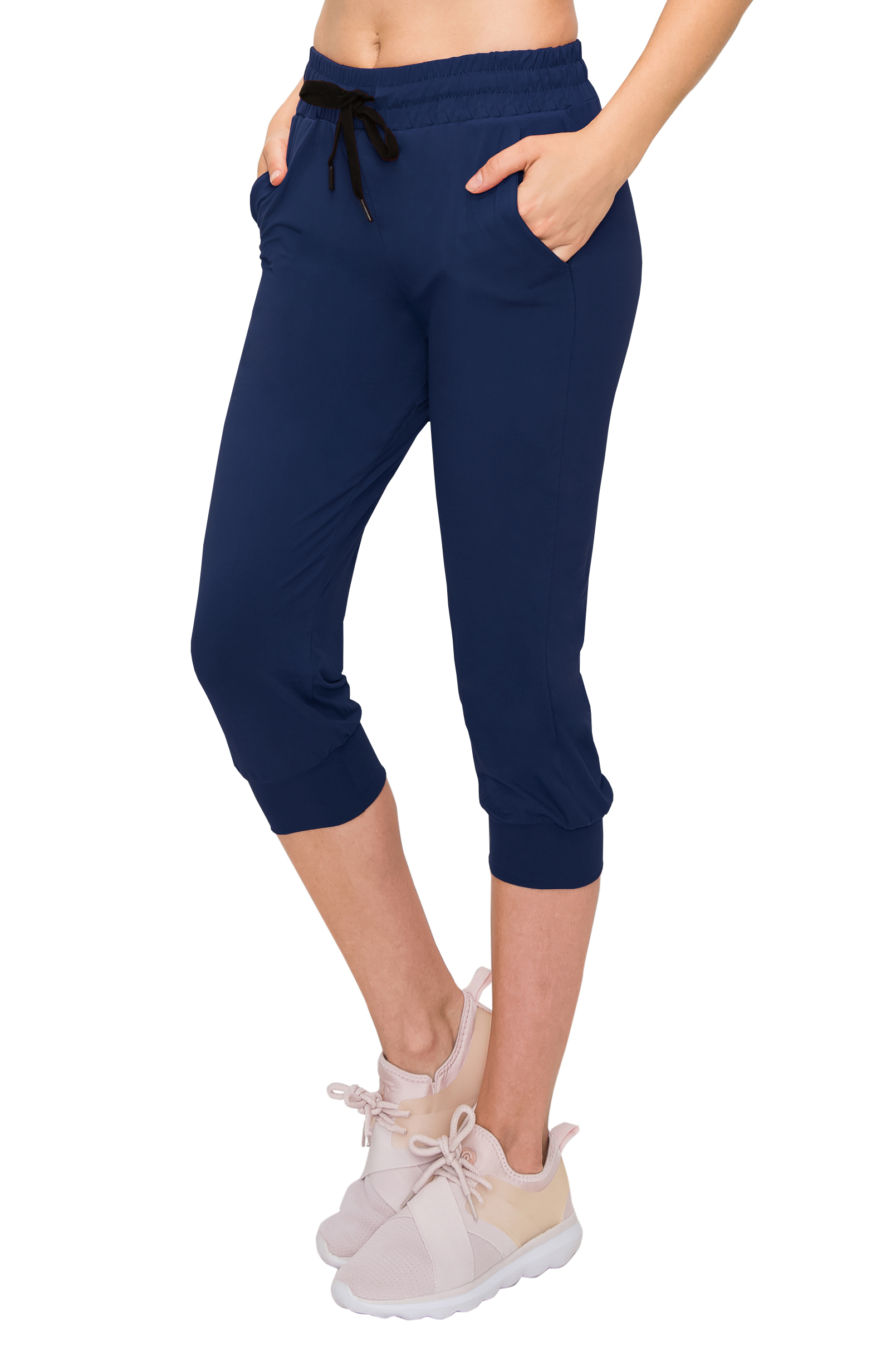 Time and Tru Women's Core Mid Rise Capri Pants - Walmart.com