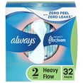 ALWAYS Infinity, Size 2, Super Sanitary Pads Non-Wings, Unscented, 32 ...