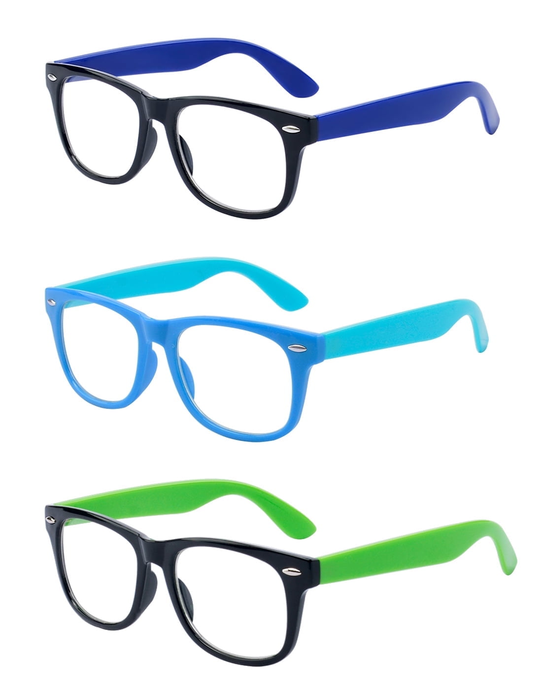 ALWAYSUV 3 Pack Children Kids Teens Blue Light Computer Glasses ...