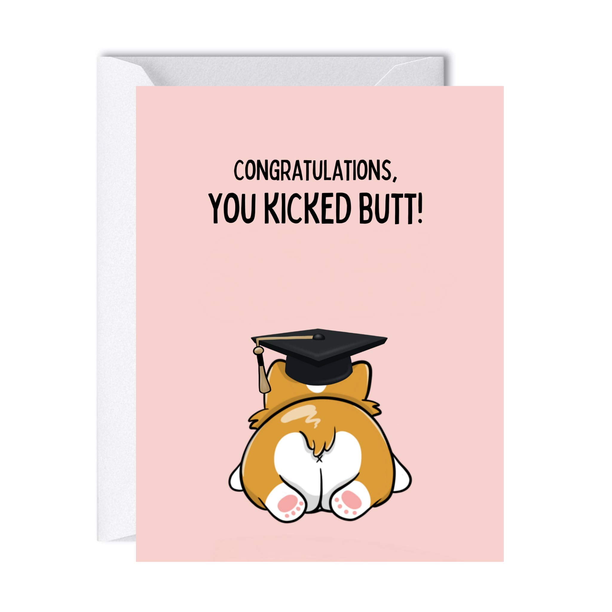ALY LOU Graduation Card Funny for Him/Her, Congratulations Grad Card ...
