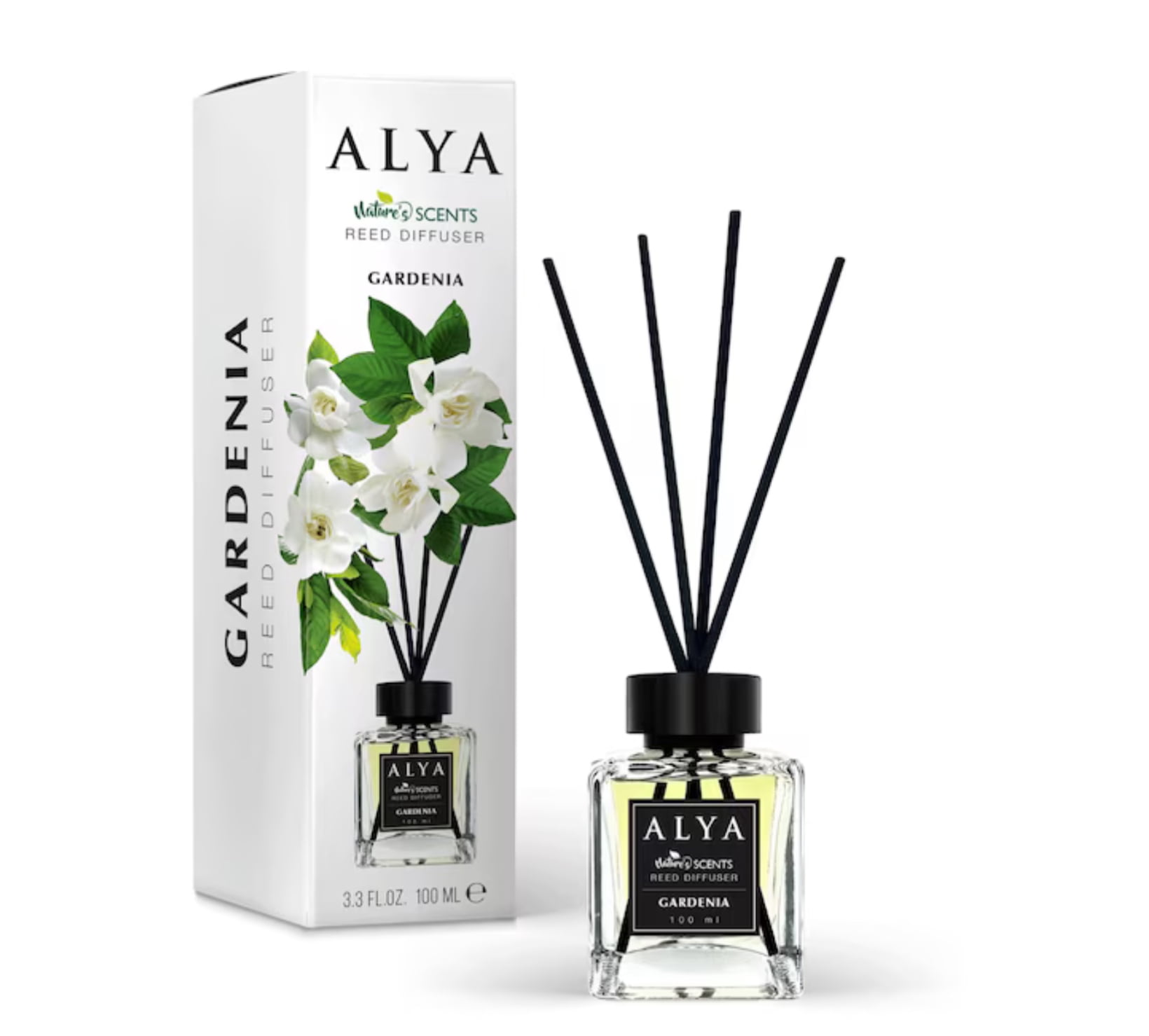 ALYA Gardenia Long-Lasting Reed Diffuser, 100 ml - Walmart.com