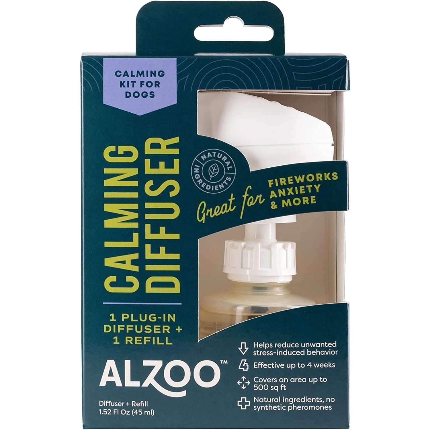 ALZOO All Natural Calming Plug-in Refill for Dogs - Walmart.com