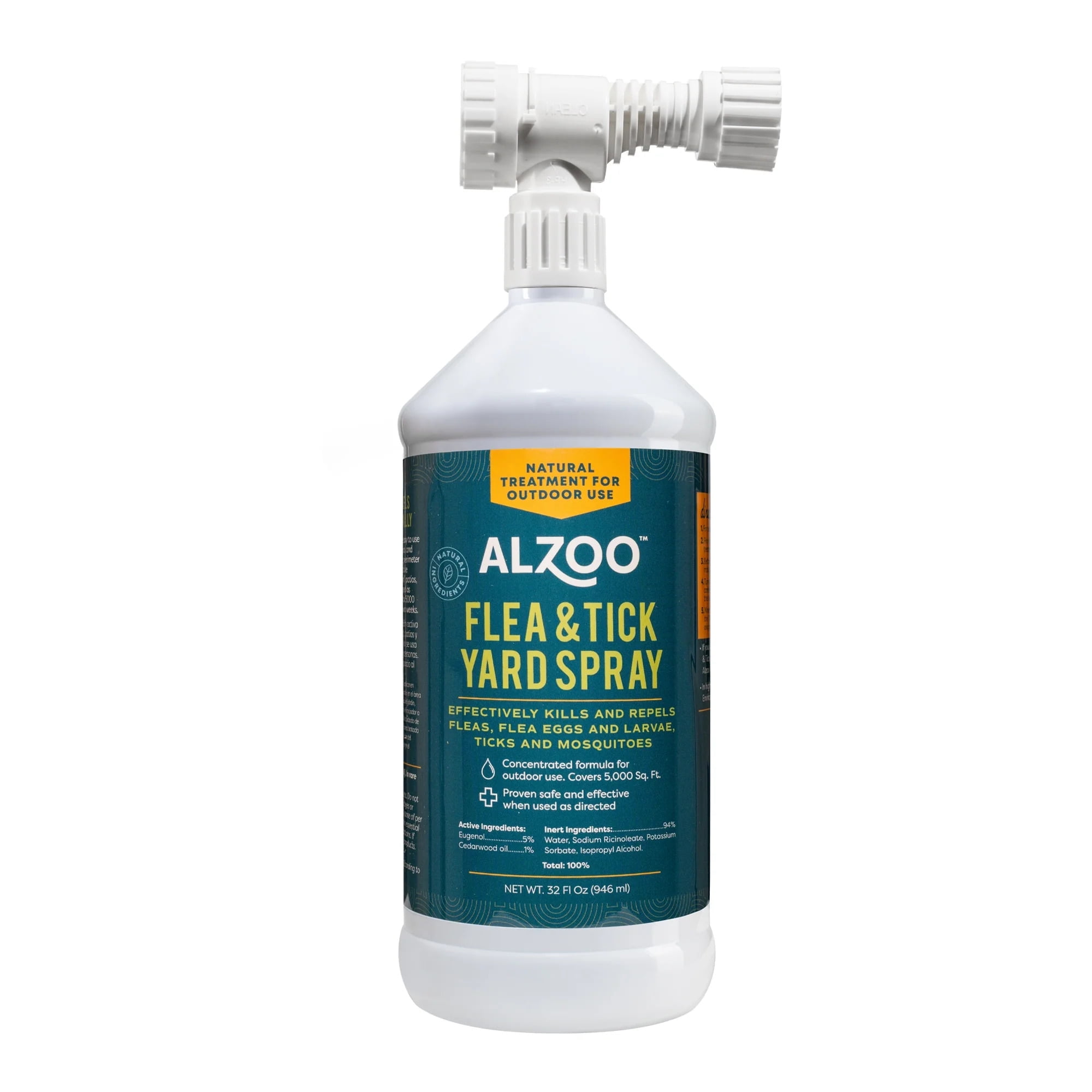 ALZOO Natural Flea & Tick Yard Spray 32oz - Walmart.com