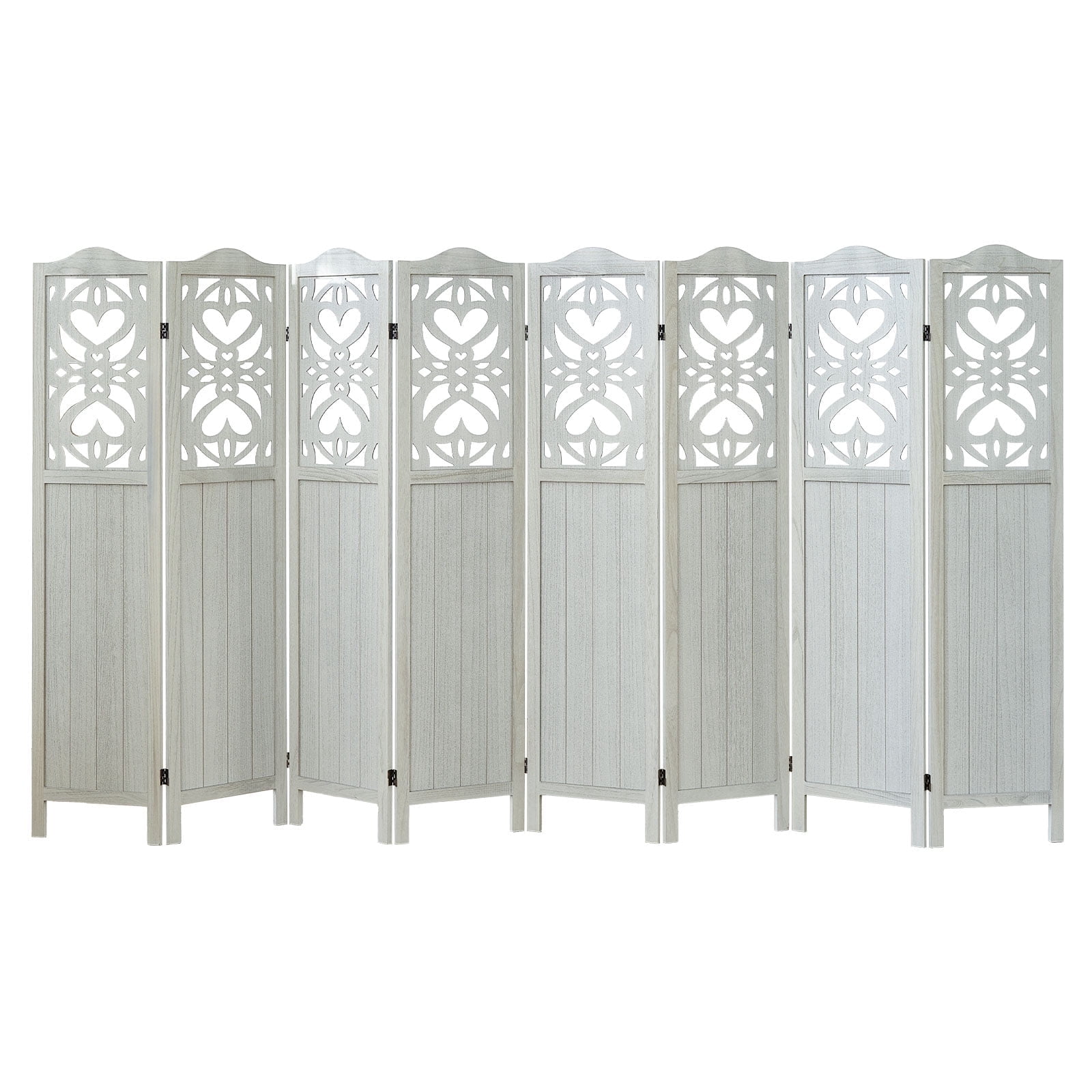 Aletheiawu 8 Panel Wood Carved Room Dividers and Folding Screens ...