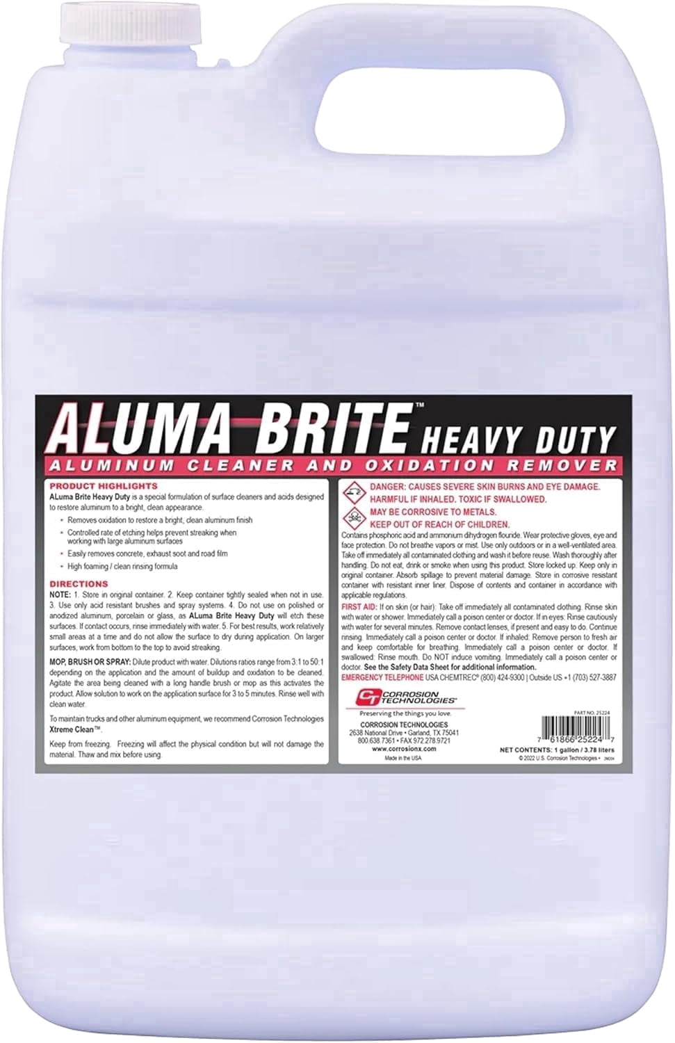 ALuma Brite Heavy Duty Aluminum Brightener and Restorer, Oxidation ...