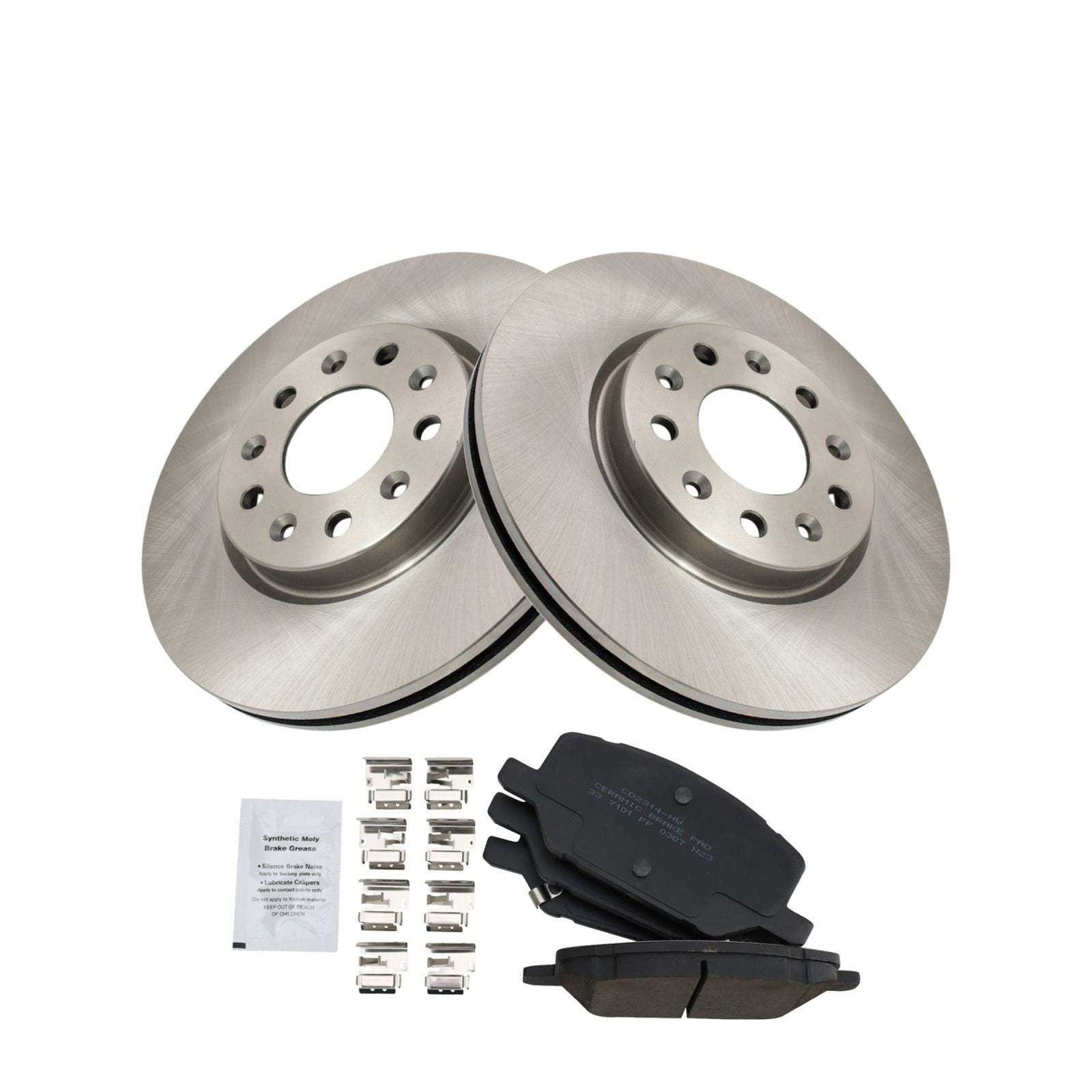 AM-1025393662 Ceramic Front Brake Pad & Rotor Kit for 2020 - High ...