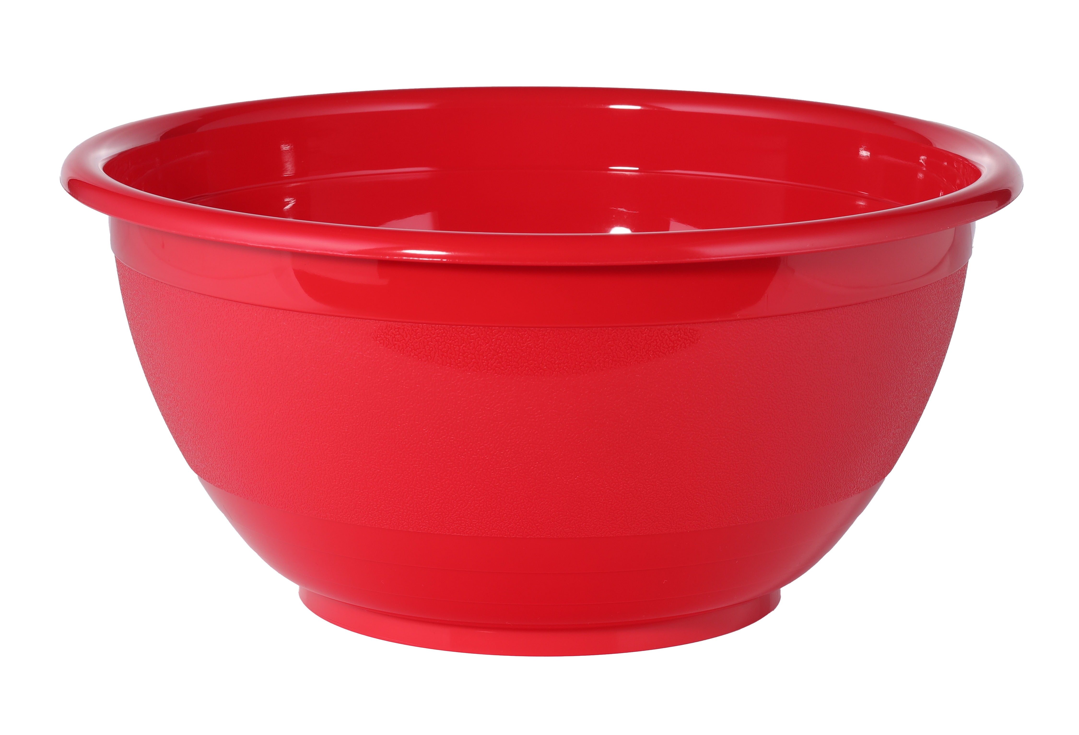 AM 12" Mixing Bowl Red - Walmart.com