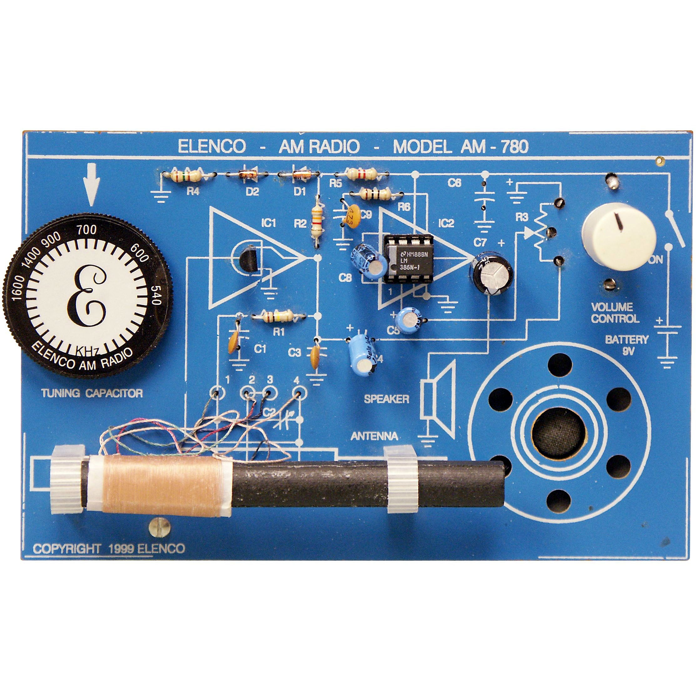 AM-780K - AM RADIO KIT USING 2 IC - Walmart.com