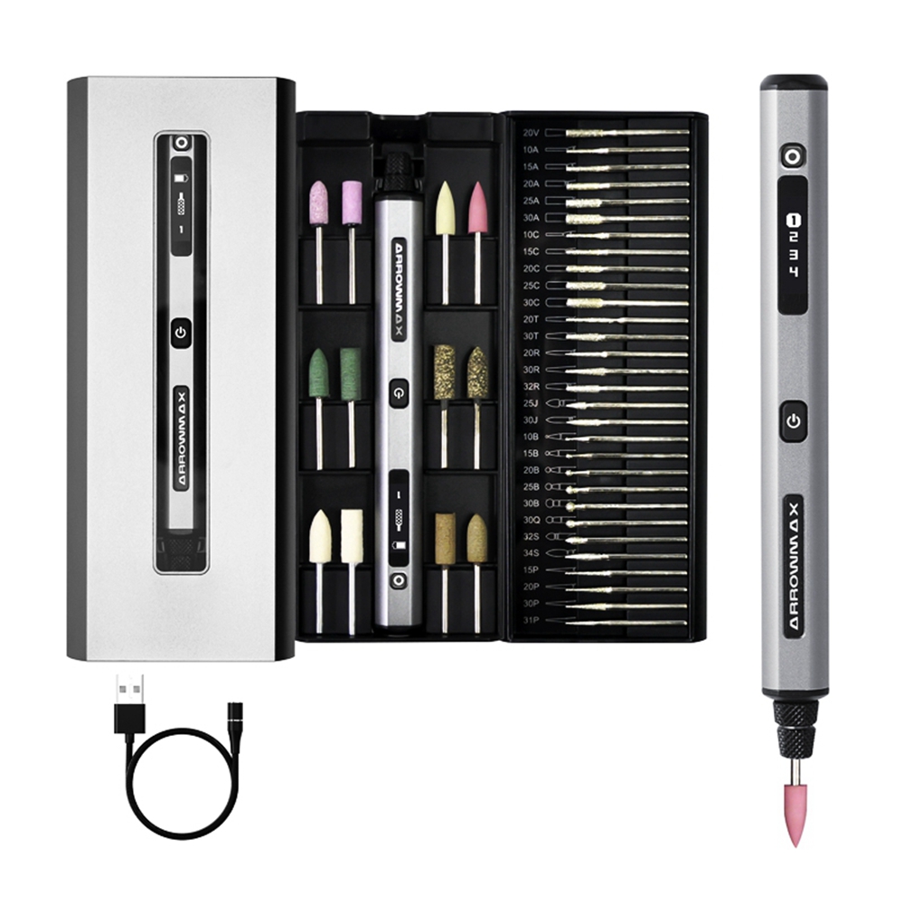 AM ARROWMAX Electric Cordless Rotary Tool,Mini Engraving Pen with 36 ...