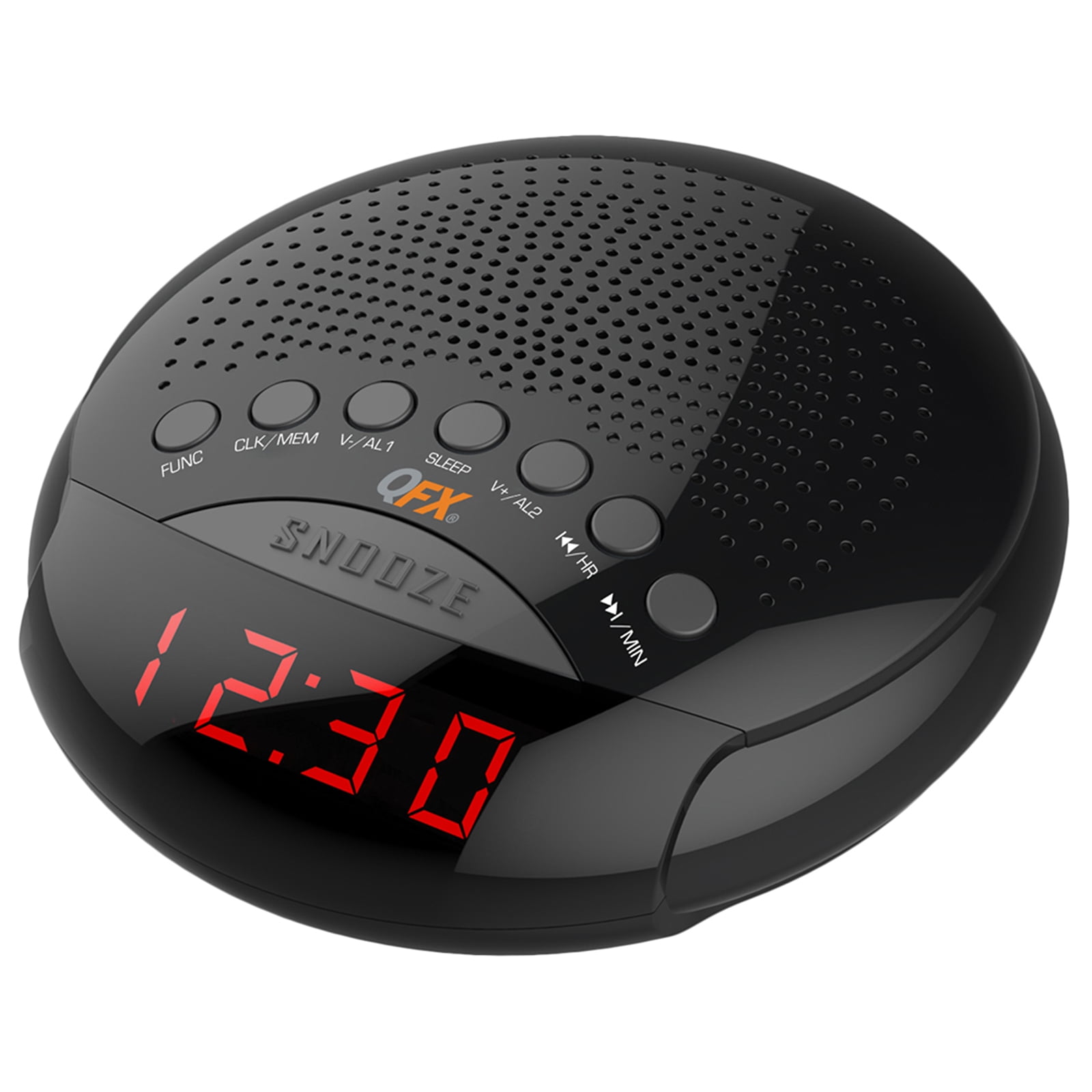 AM/FM LED Dual Alarm Clock Radio - Walmart.com