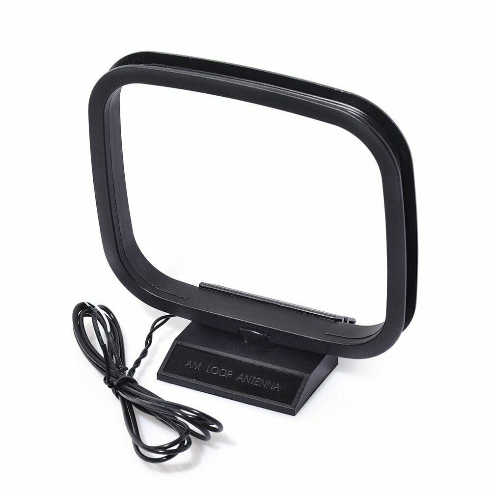 M.G AM FM Loop Antenna, Aerial Connector for Stereo Receiver, Indoor ...