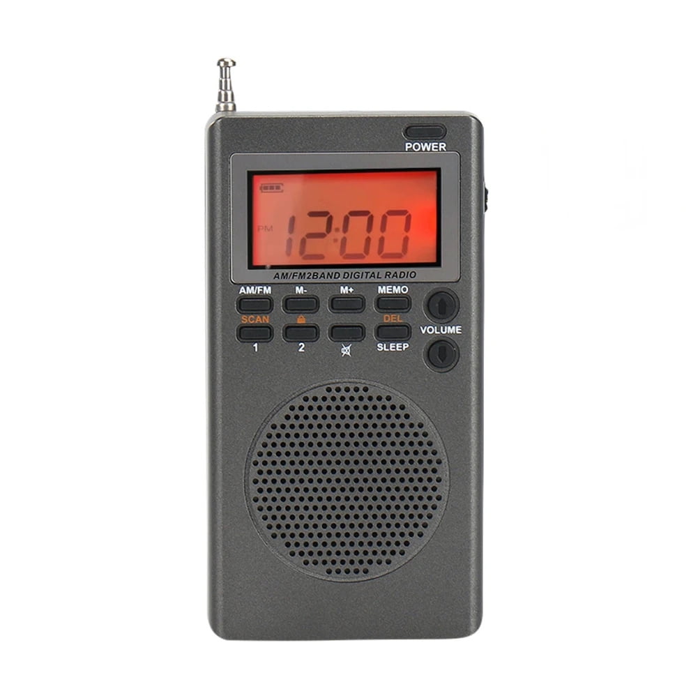 AM FM Radio Battery Operated Portable Radio Best Reception Radio with ...