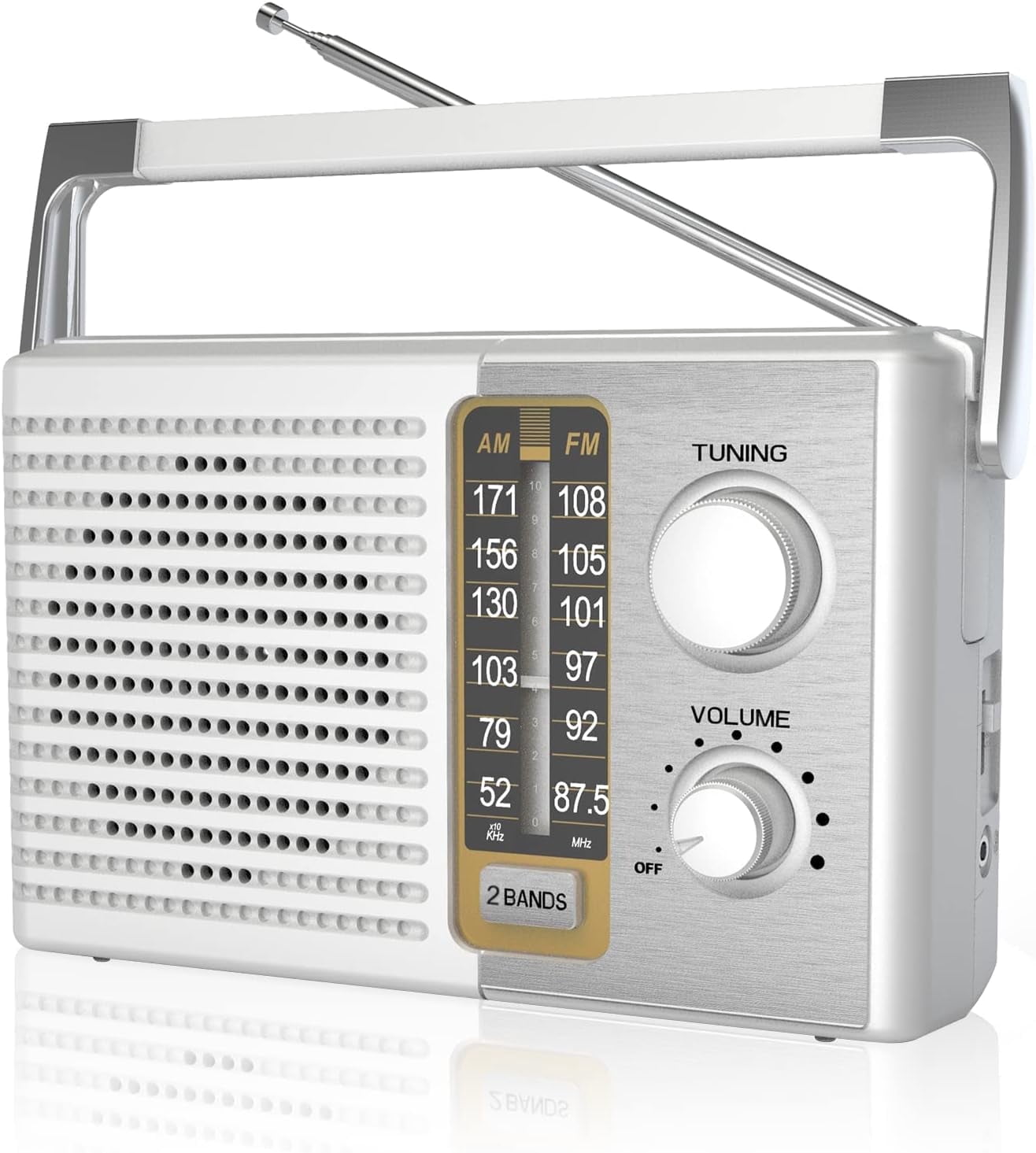 AM FM Radio with Best Reception, Portable Battery Operated Transistor ...