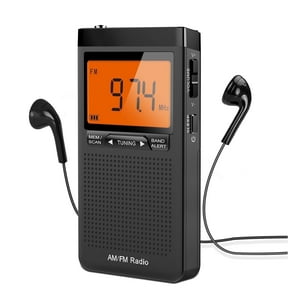EEEkit Portable AM/FM Personal Pocket Radio, Digital LCD Display ...