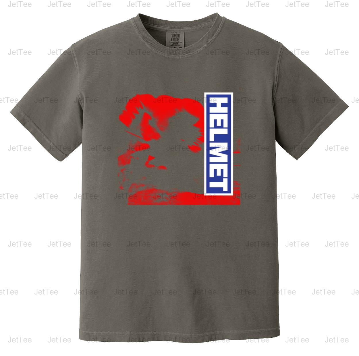 AM100 - Helmet - Meantime Metal Album Cover Comfort Color T-Shirt ...