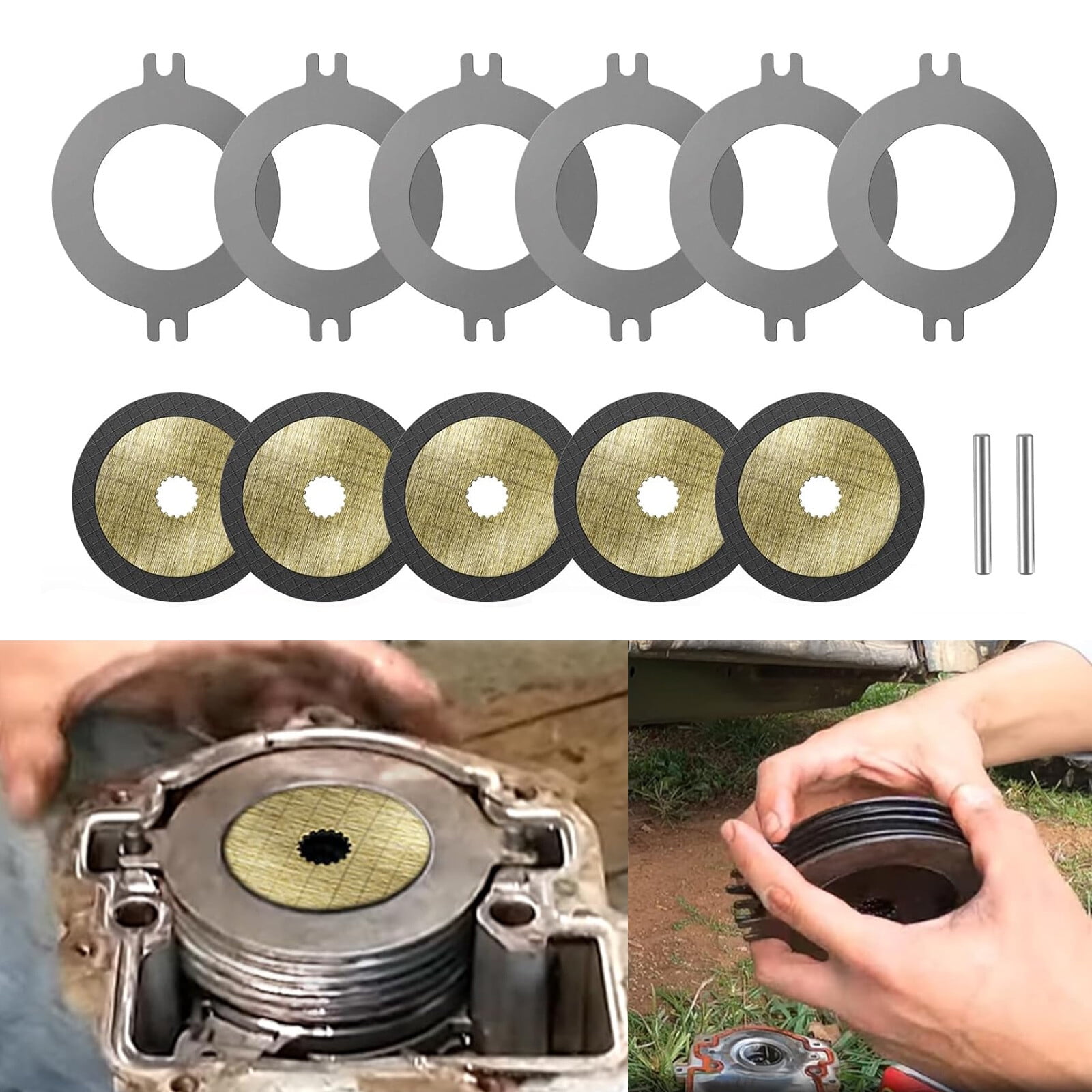 AM148465 Brake Disk Kit for John Deere XUV Gator Utility Vehicles 625 ...