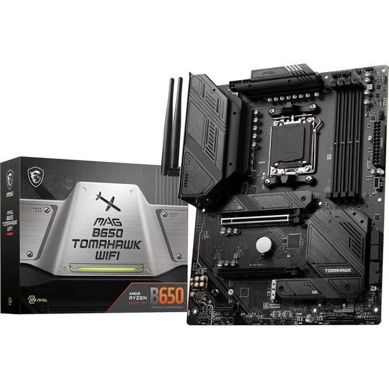 AM5 AMD B650 SATA 6Gbs DDR5 Ryzen 7000 ATX Motherboard - Walmart.com