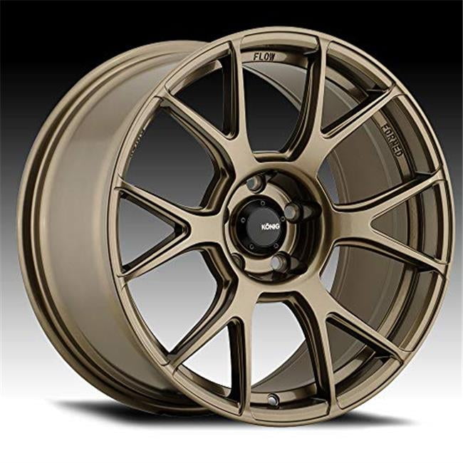 AM98520358 18 x 9.5 ET35 Gloss Bronze 5 x 10 Wheel Rim - Walmart.com