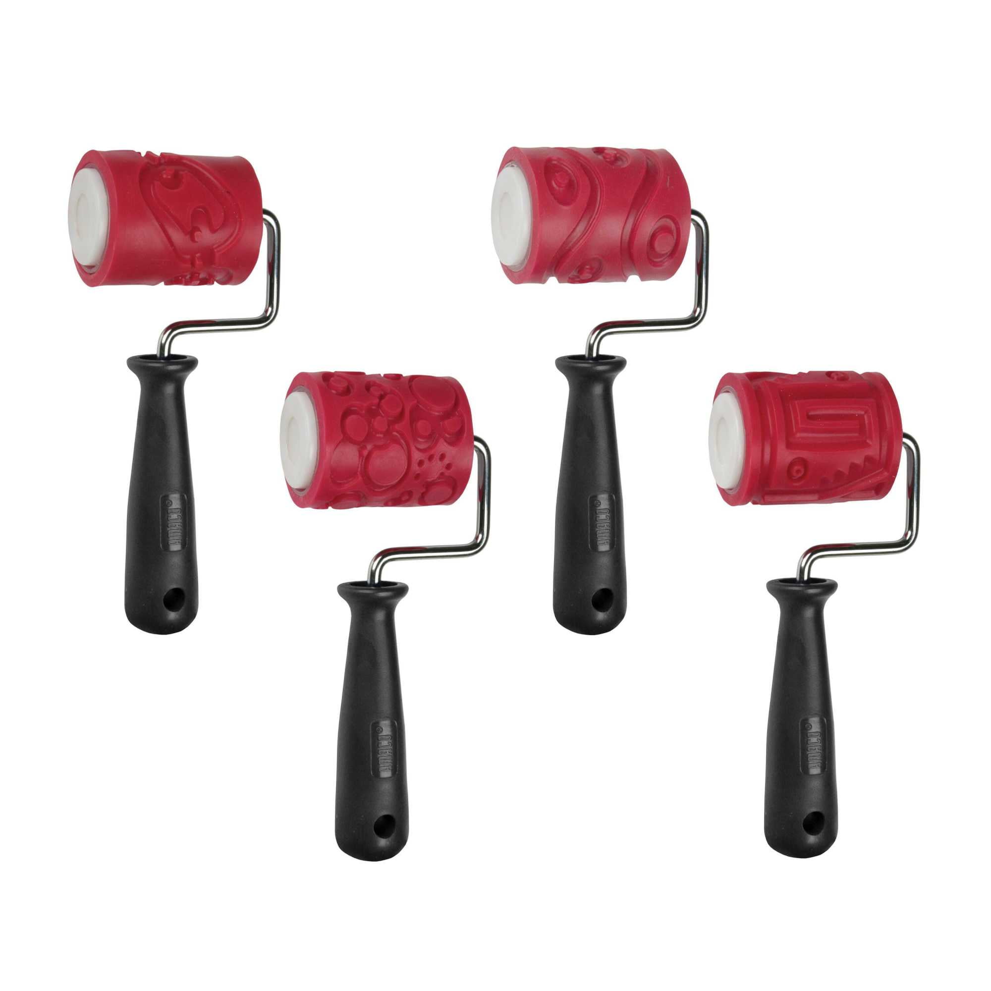 AMACO Chain Link, Pre-Columbia,n Wave, and Circle Clay Rollers, Set of ...