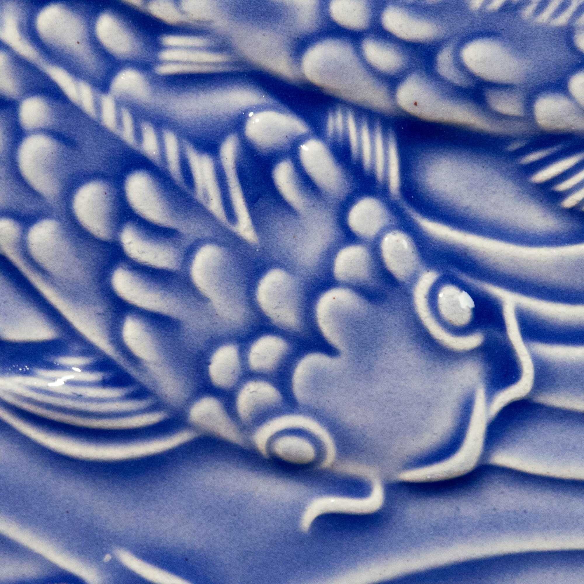 AMACO Low Fire Gloss Glaze, LG-20 Medium Blue, Transparent, Pint ...