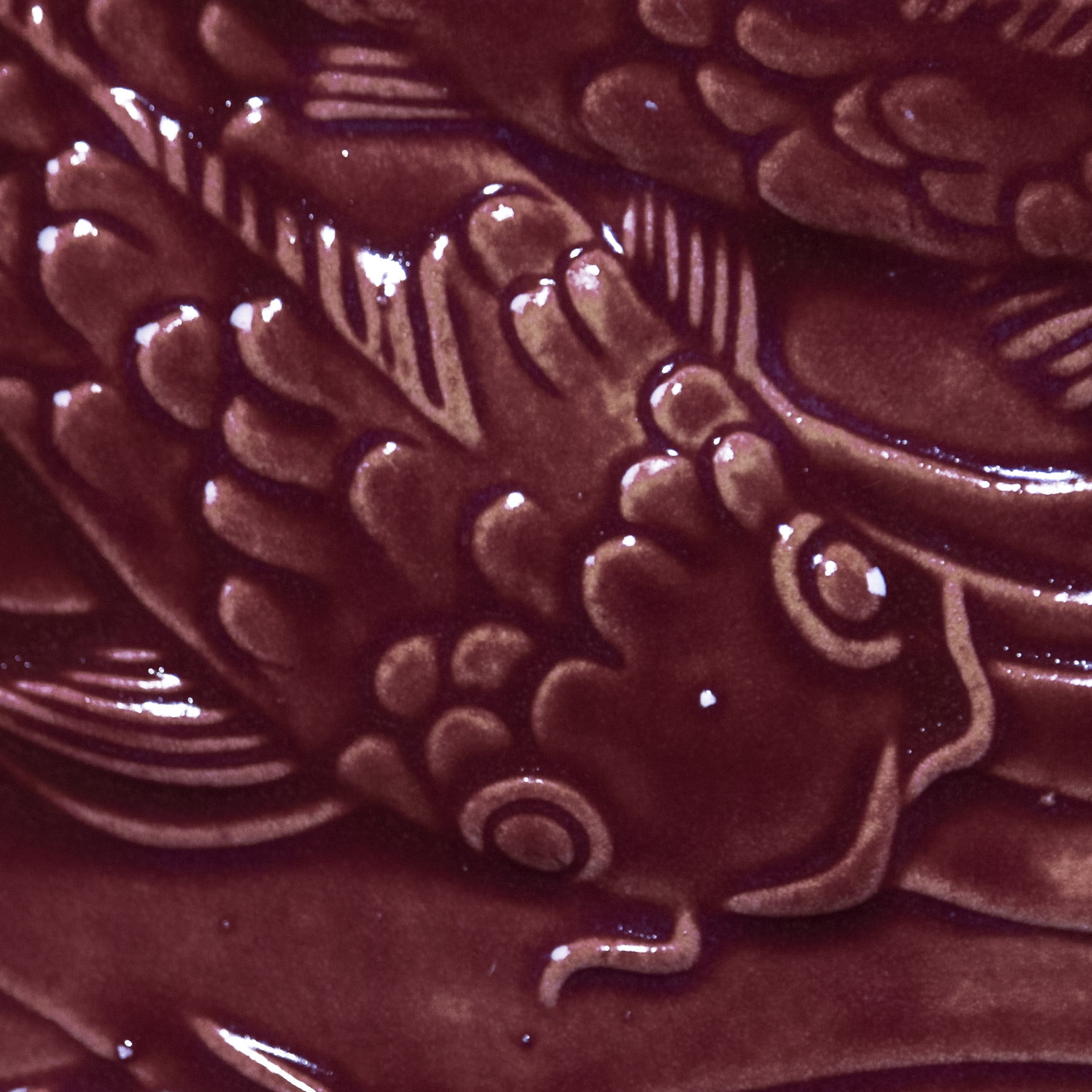 AMACO Low Fire Gloss Glaze, LG-50 Maroon, Translucent, Pint - Walmart.com