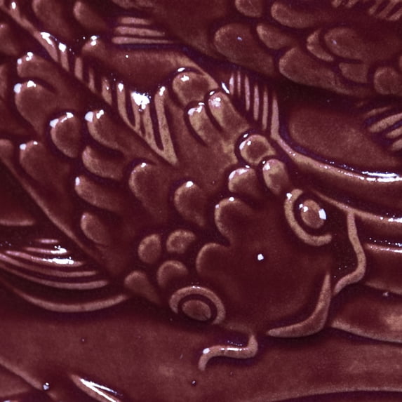 AMACO Low Fire Gloss Glaze, LG-50 Maroon, Translucent, Pint - Walmart.com