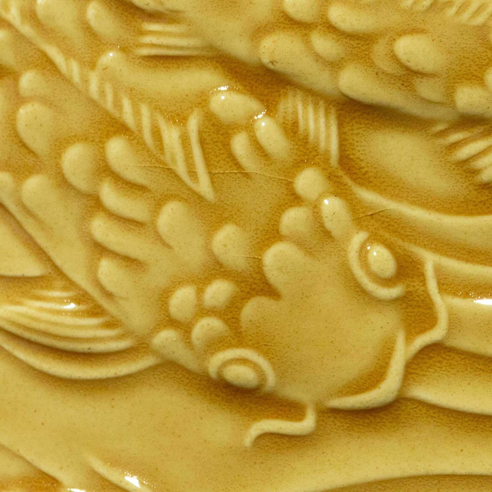 AMACO Low Fire Gloss Glaze, LG-60 Dark Yellow Translucent, Pint ...