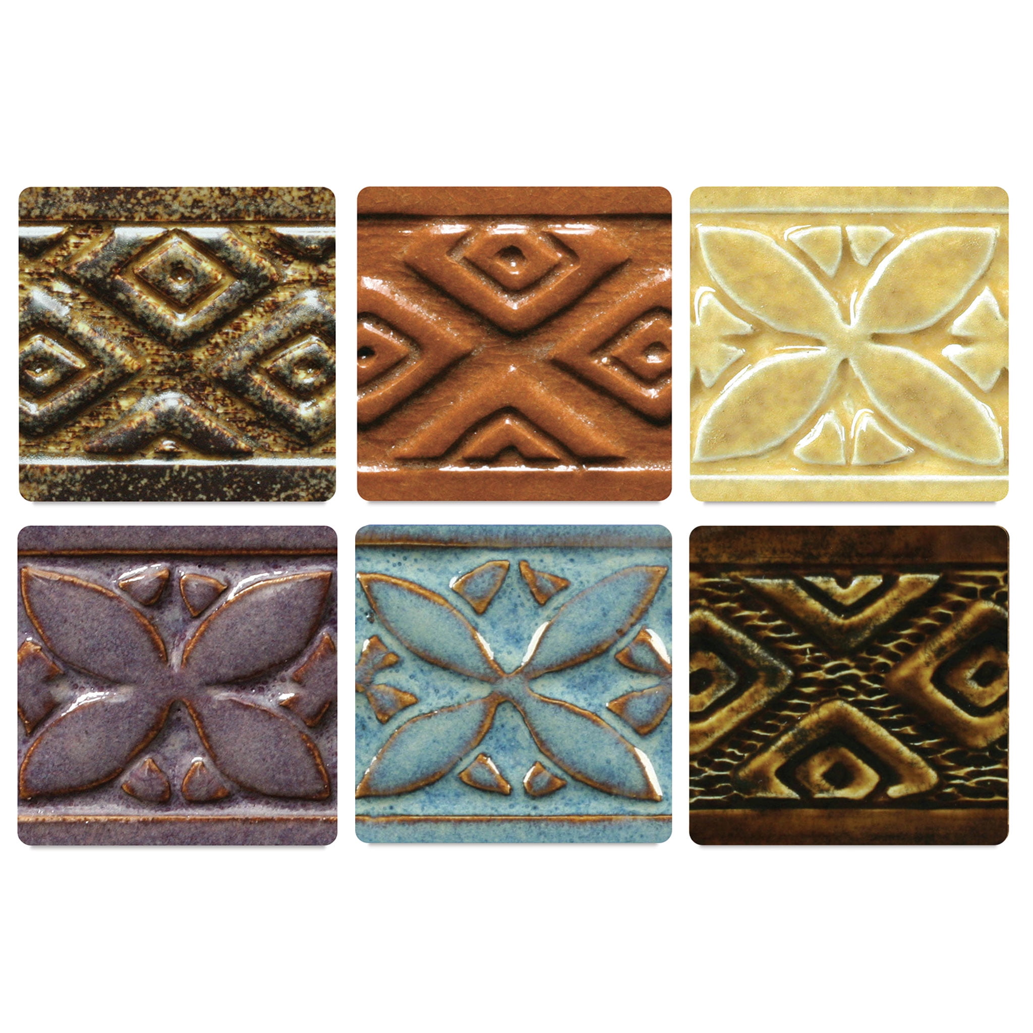 Amaco Potter's Choice Glazes - Classroom Pack 1, Set of 6, Pint ...