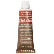 Amaco Rub 'n Buff Metallic Finishes Gold Leaf 1/2 oz. Tube - Walmart.com