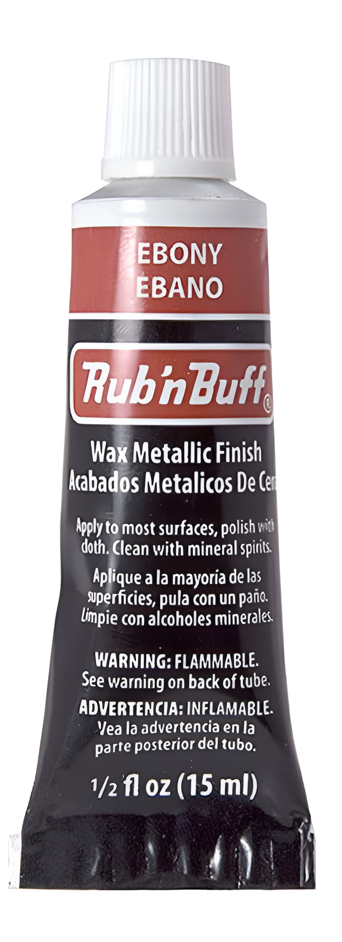 AMACO Rub n Buff Wax Metallic Finish - Rub n Buff Ebony 15ml Tube ...