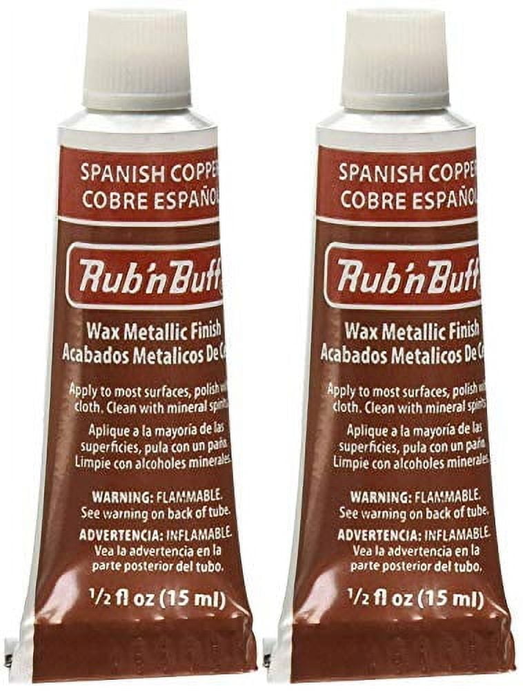 AMACO Rub n Buff Wax Metallic Finish - Rub n Buff Spanish Copper 15ml ...