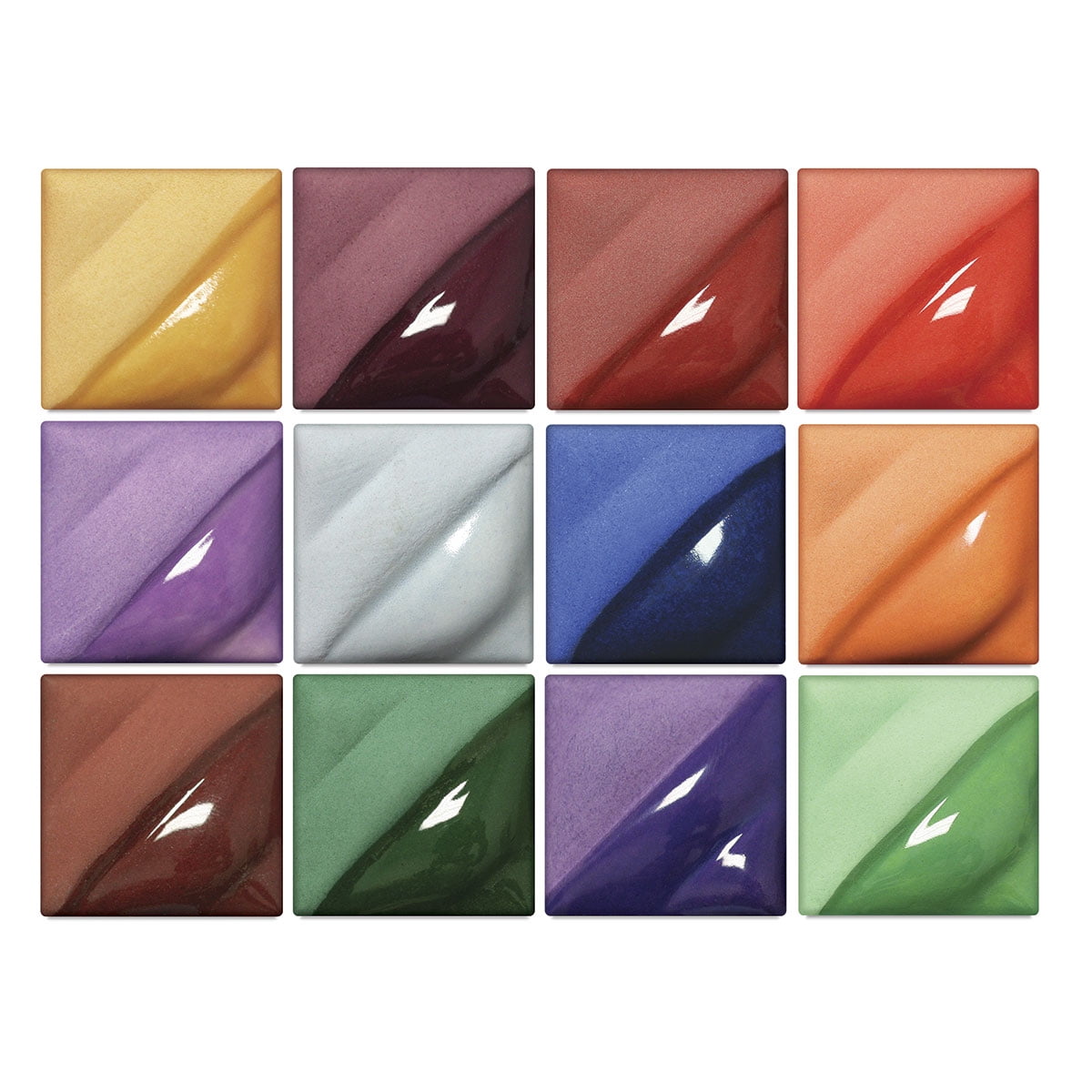 Amaco Craft Velvet Underglaze Set, Decorative Ceramic Gloss Clay ...